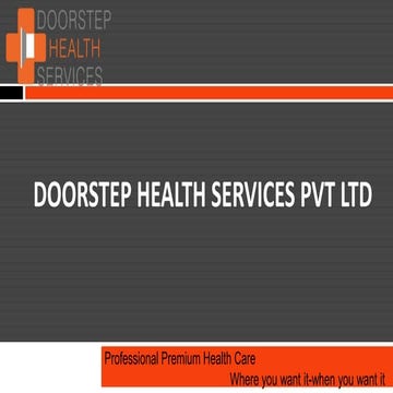 Doorstep Health Services Pvt Ltd | PPTX