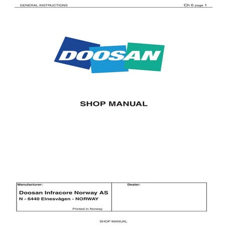 Doosan da30 5 articulated dump truck service repair manual | PDF