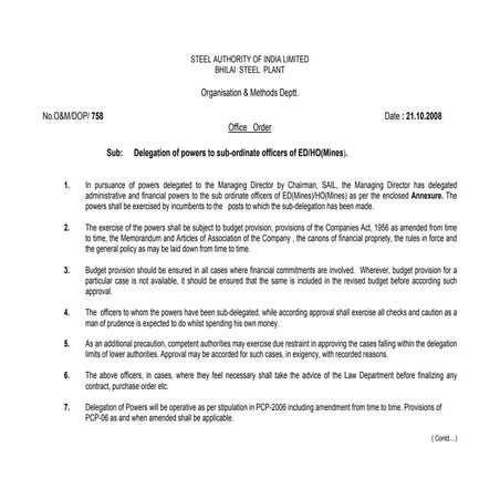 DOP 758-mines Procedure | PDF