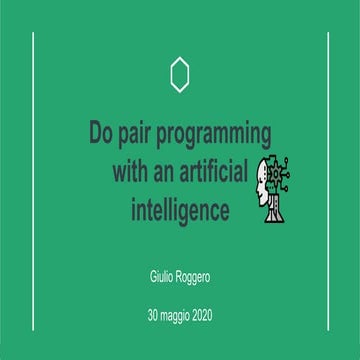 Do pair programming with an artificial intelligence | PDF | Programming Languages | Computing
