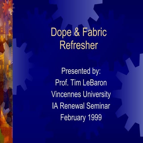 Dope And Fabric | PPT