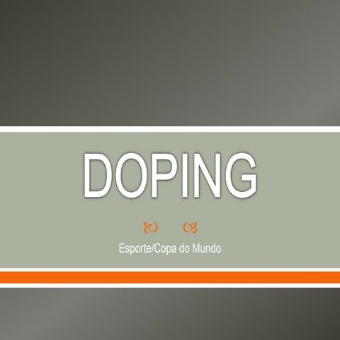Doping in sports | PPTX