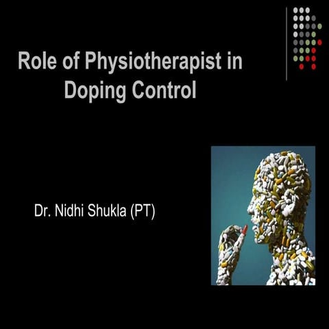 Role of Physiotherapist in Doping Control | PPTX