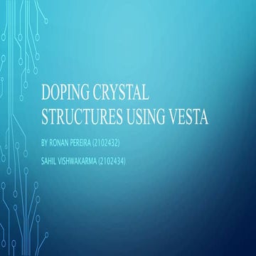 Doping crystal structures using vesta.pptx