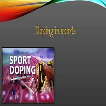 Doping in Sports in Criminalistics 3rd sem.pptx