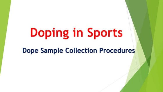 Dope sample collection procedure By WADA.pptx