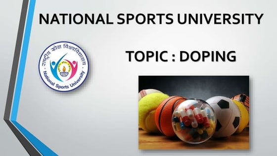 Doping in sports | PPTX