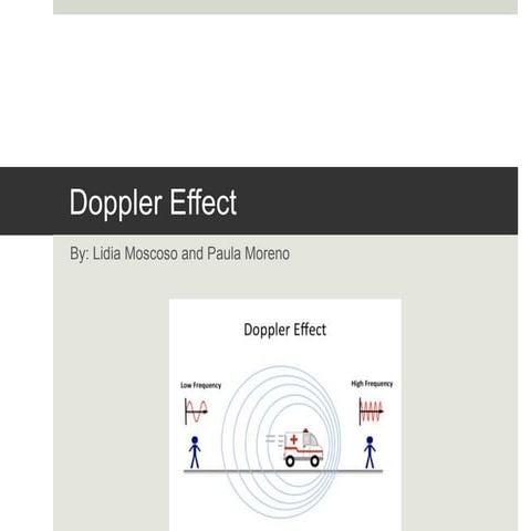 Doppler effect | PPTX