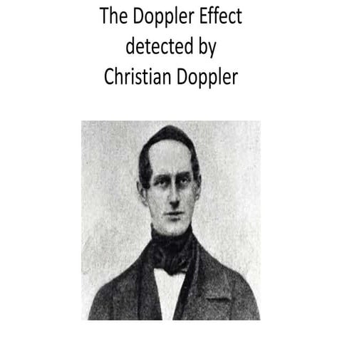 Doppler effect and spectroscopy | PPTX