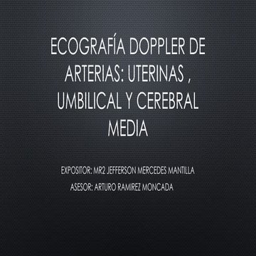 DOPPLER EN EL AREA DE OBSTETRICIA .pptx