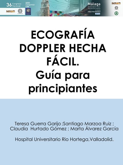 Problemas soluciones en Ecografia Doppler | PDF