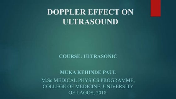 Ultrasonography | PPT