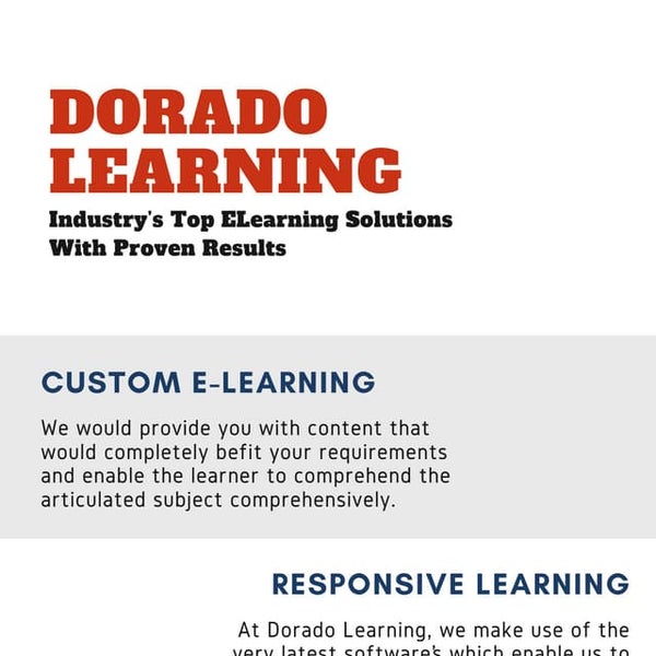 Dorado - elearning Infographic