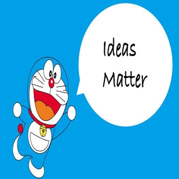 Doraemon Ideas Matter: The basics of business | PPT
