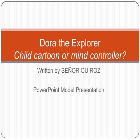 Dora the explorer | PPTX