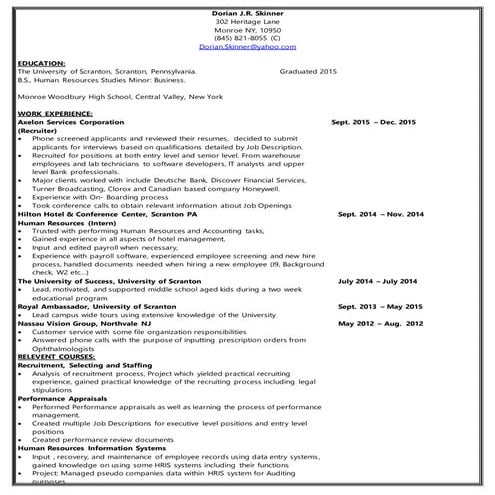 ProfessionalResume | PDF