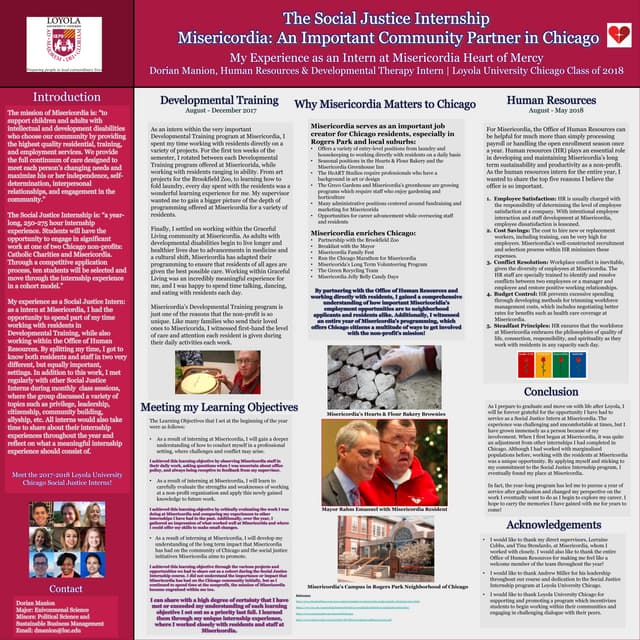 Social Justice Internship Poster | PDF | Undergraduate Education ...