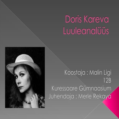 Doris kareva | PPTX