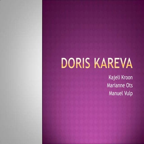 Doris kareva | PPTX