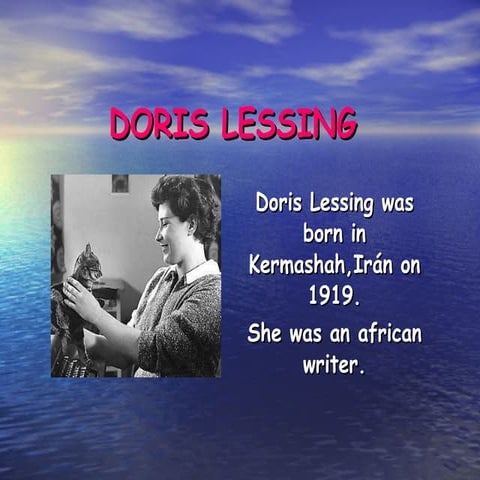 Doris lessing | PPT
