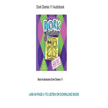 Best Audiobooks Dork Diaries 11 | PDF