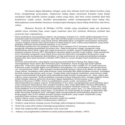 Dormansi biji | PDF