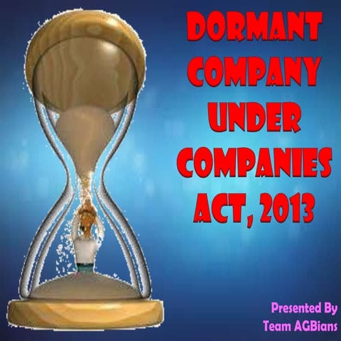Dormant Company | PDF