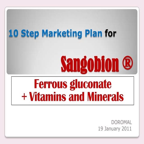 Doromal 10 step sangobion | PPTX