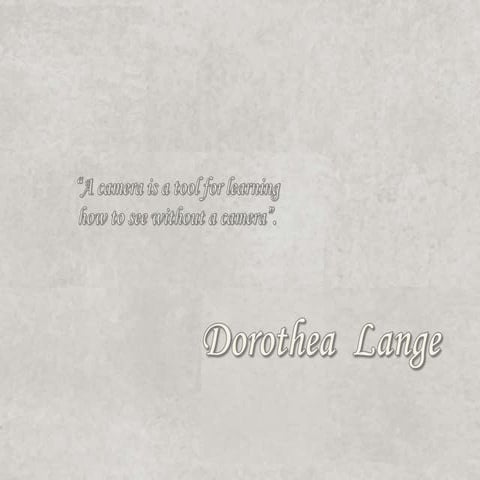 Dorothea Lange | PPSX