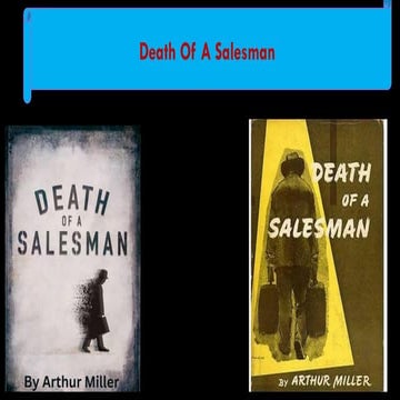 DEATH OF A SALESMAN by ARTHUR MILLER...NOVEL | PPTX