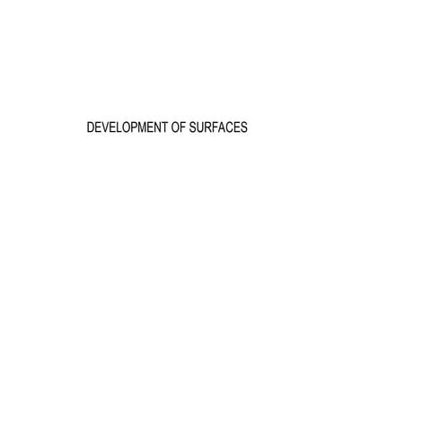 DEVELOPMENT OF SURFACE FIRST YEAR ENGINEERING | PPT
