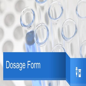 Dosage form | PPTX