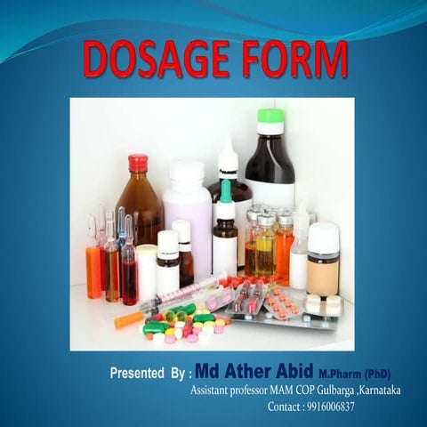 Tablets (Types of tablets) | PPTX