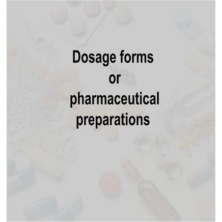 Forms of medication | PPTX