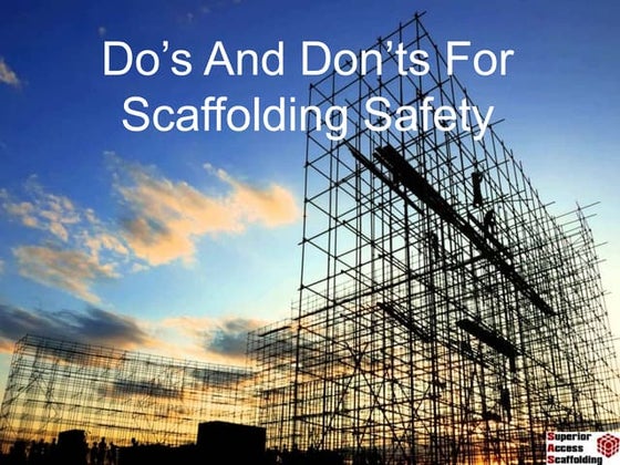 Scaffolding | PPT | Climbing | Extreme Sports