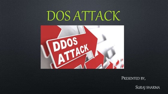 DoS (Denial of Service) Attack Tutorial Ping of Death, DDOS Wha.docx