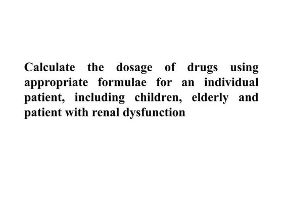 Pediatric drug doses calculations | PPTX | Parenting Babies and ...