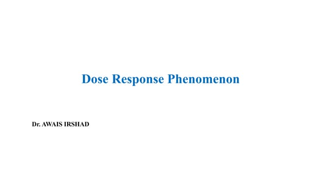 Dose Response Curve | PPTX