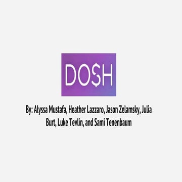 Dosh | PPT