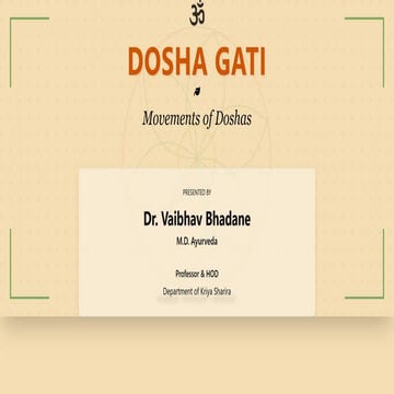 The Basics of Dosha Gati with Real Examples | PDF