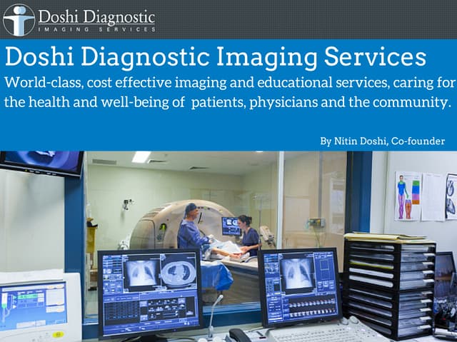 Nitin Doshi, Owner & founder at Doshi diagnostic imaging