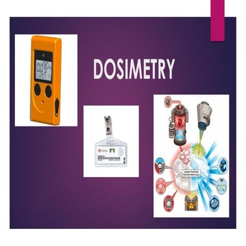 Dosimetry | PDF