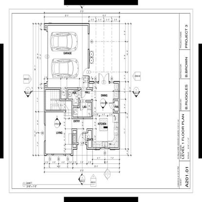 Dos lagos 112111 sheet - a201-01 - level 1 floor plan | PDF