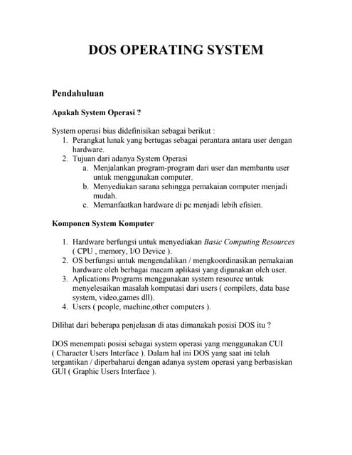 Command lengkap | PDF