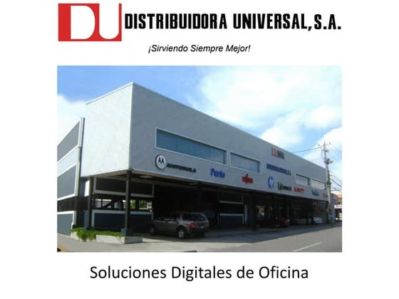 Distribuidora universal, s.a.