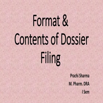 Dossier format and filing.pptx