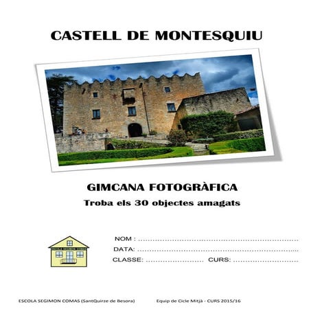 DOSSIER GIMCANA CASTELL | PDF