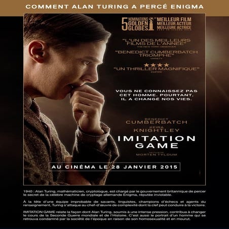 The imitation game and cryptography | PPTX