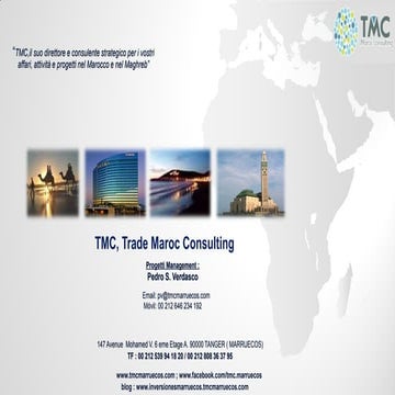 Dossier ppt tmc italiano, TMC maroc consulting gsm 00 212 646 234 192 ...