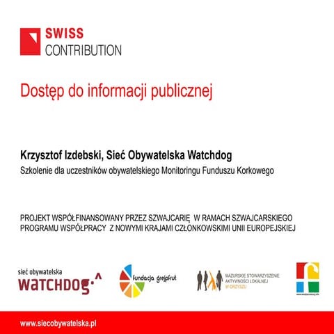 Dostęp do informacji publicznej | PDF | Political Issues & policy | Politics
